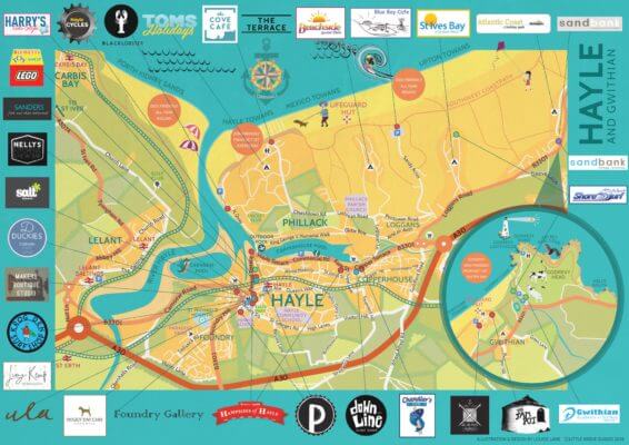 Discover Hayle & West Cornwall - Maps | Toms Holidays